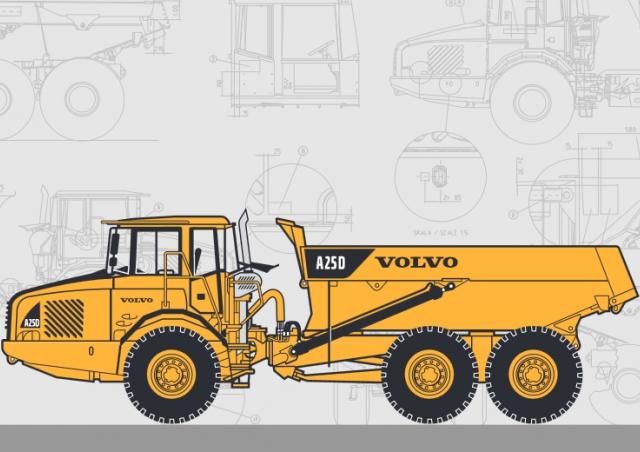 Volvo A25D (6x6) Ficha tecnica & Especificaciones (2002-2003) | LECTURA Specs