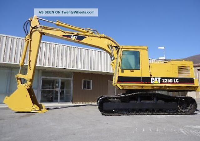 Caterpillar 225 D LC Ficha tecnica & Especificaciones (1989-1994 ...