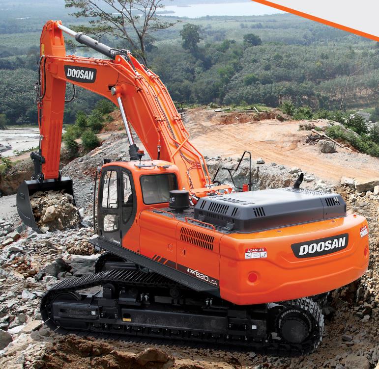 Doosan DX520LCA-K Ficha tecnica & Especificaciones (2019-2023 ...