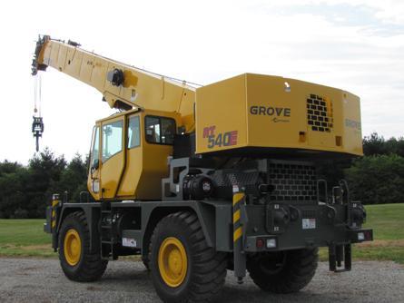 Grove RT540E Ficha tecnica & Especificaciones (2007-2025) | LECTURA Specs