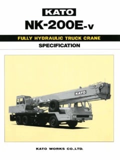 Kato NK 200 E-v Ficha tecnica & Especificaciones (2009-2013) | LECTURA ...